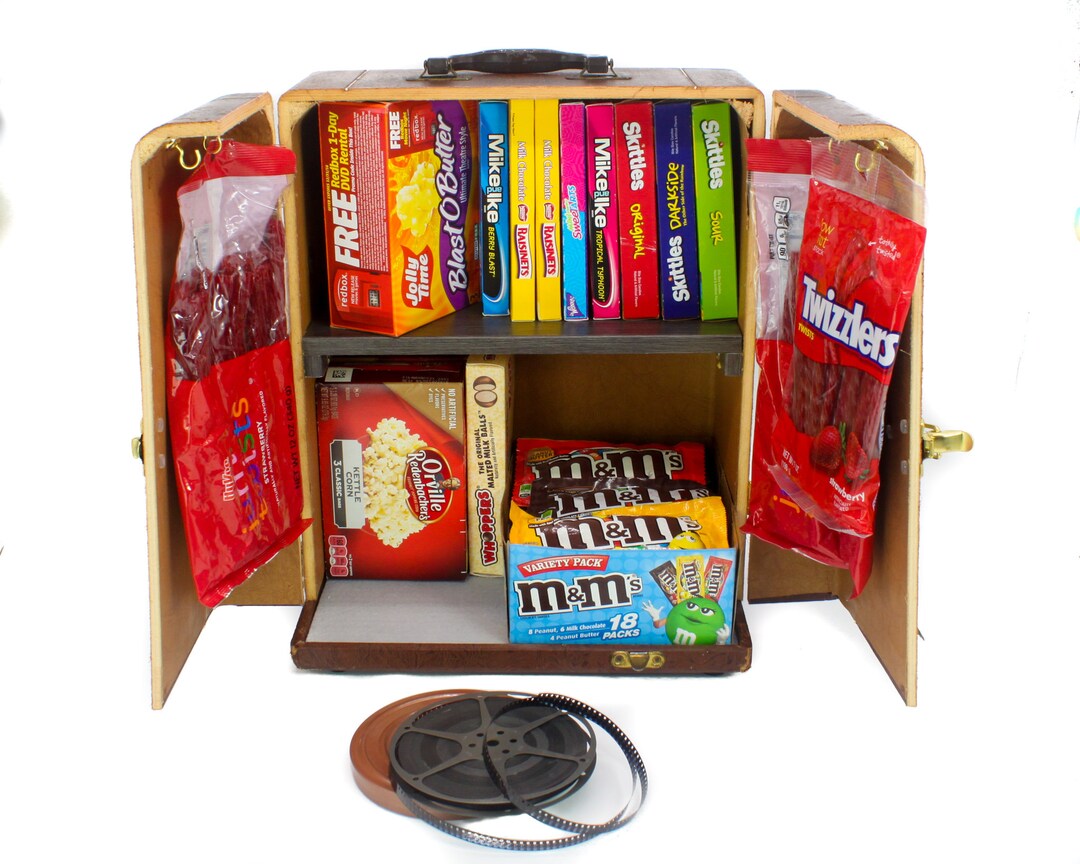 Vintage Popcorn and Candy Storage Cabinet Movie Room & Home - Etsy