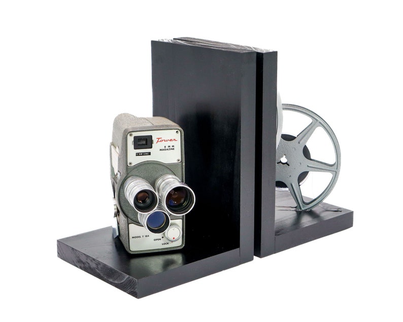 Vintage Camera Bookends DVD Holder Tower Model T-185 - Etsy