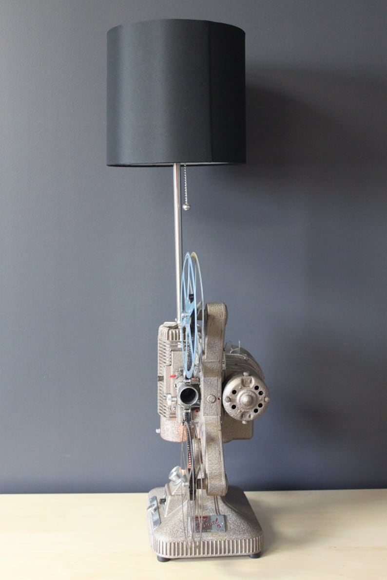 Vintage Keystone Projector Table Lamp: Hollywood Movie Decor - Etsy