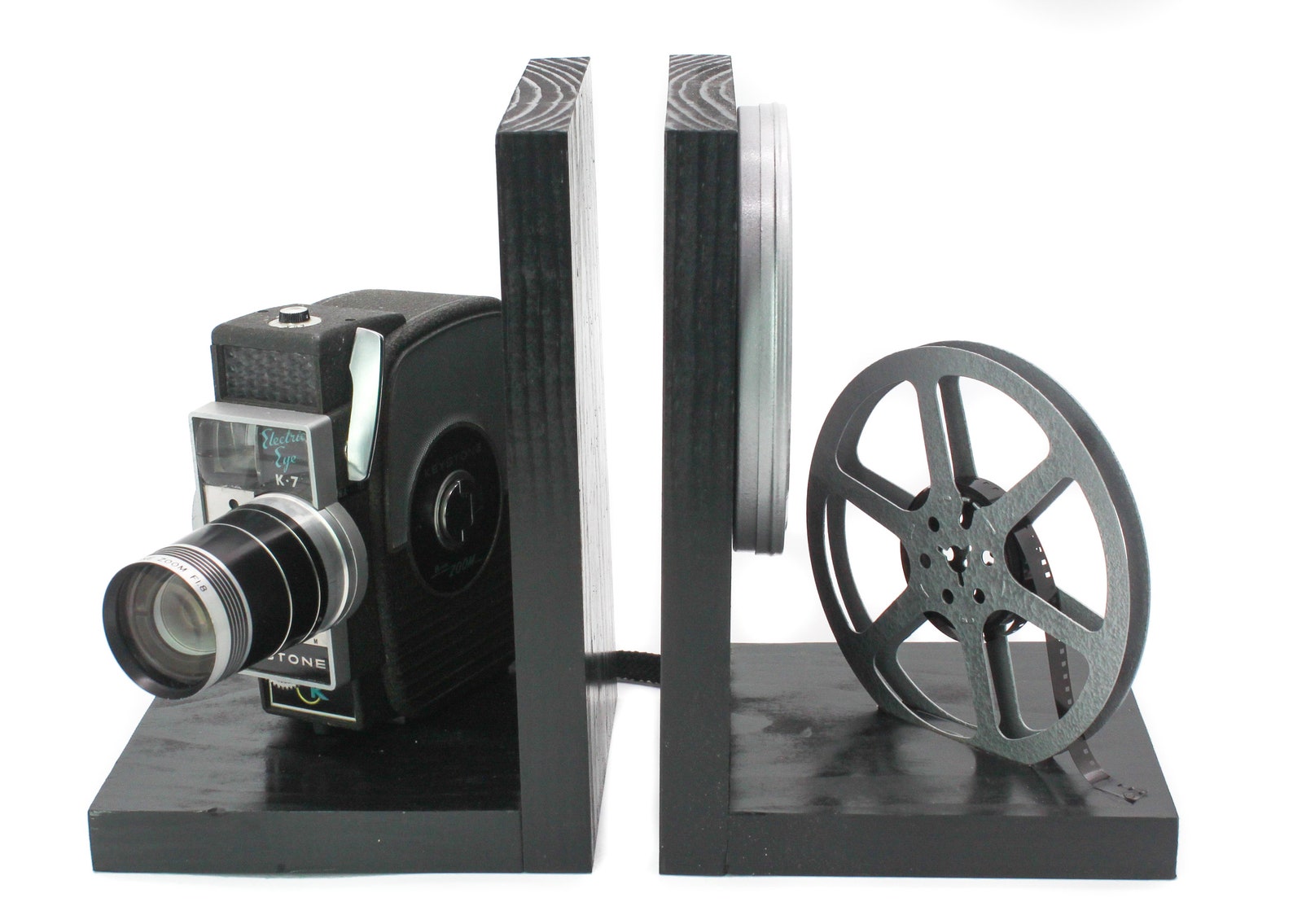Vintage Movie Camera Bookends DVD Holder Keystone 8mm - Etsy