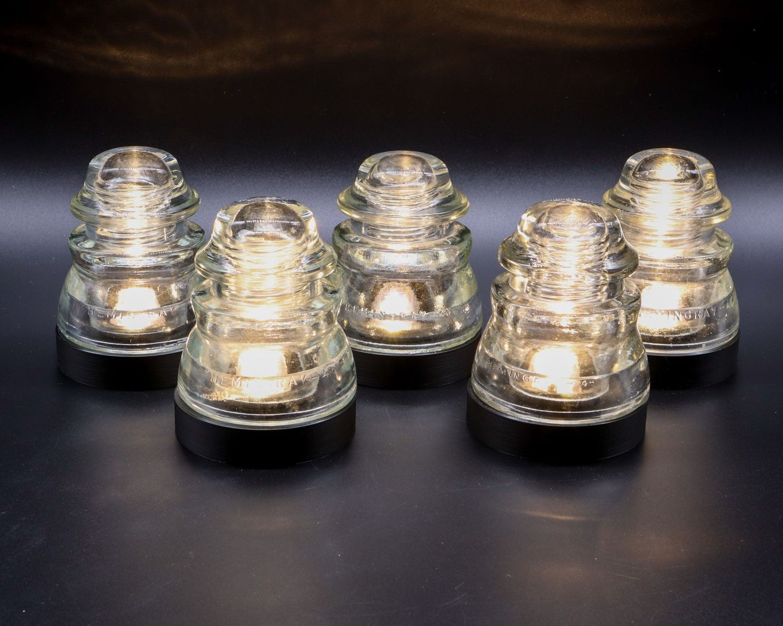 Battery Powered Lamp Base Set With Remote for 