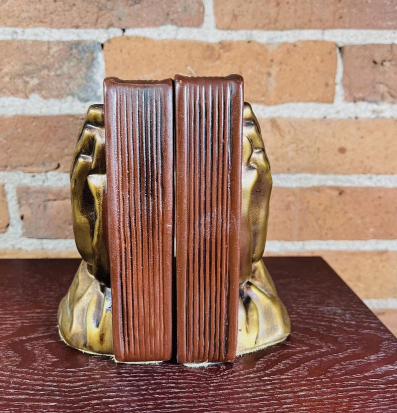 Vintage Holy Bible Ceramic Bookends, Praying Hands, Religious Decor - Etsy