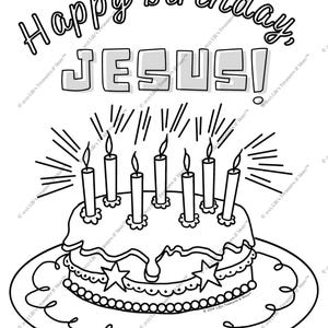 Christmas Coloring Pages Bundle Printable | 6 Christian Coloring Sheets ...