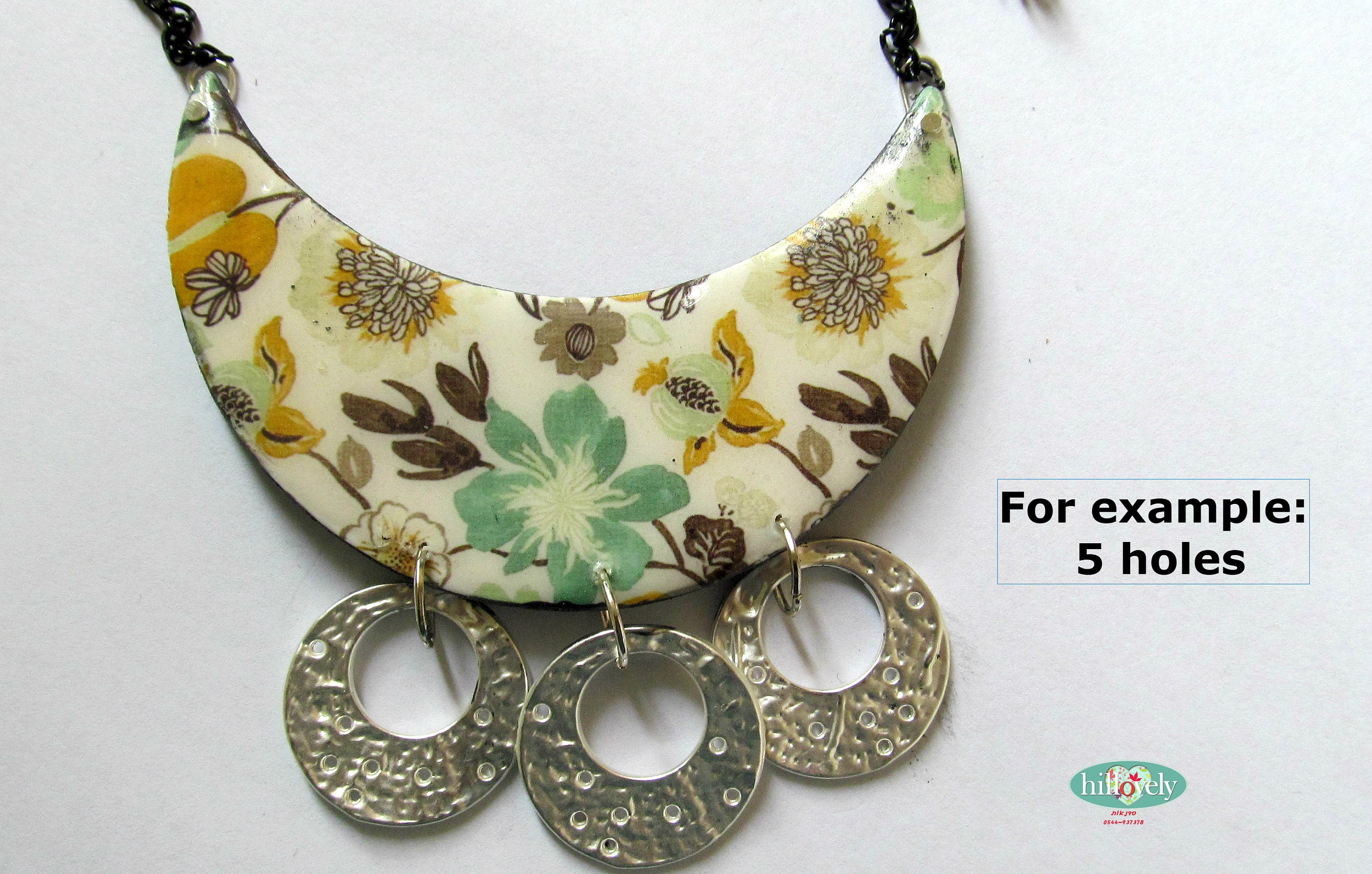 Crescent Half Moon Boho Pendant Connector - Etsy