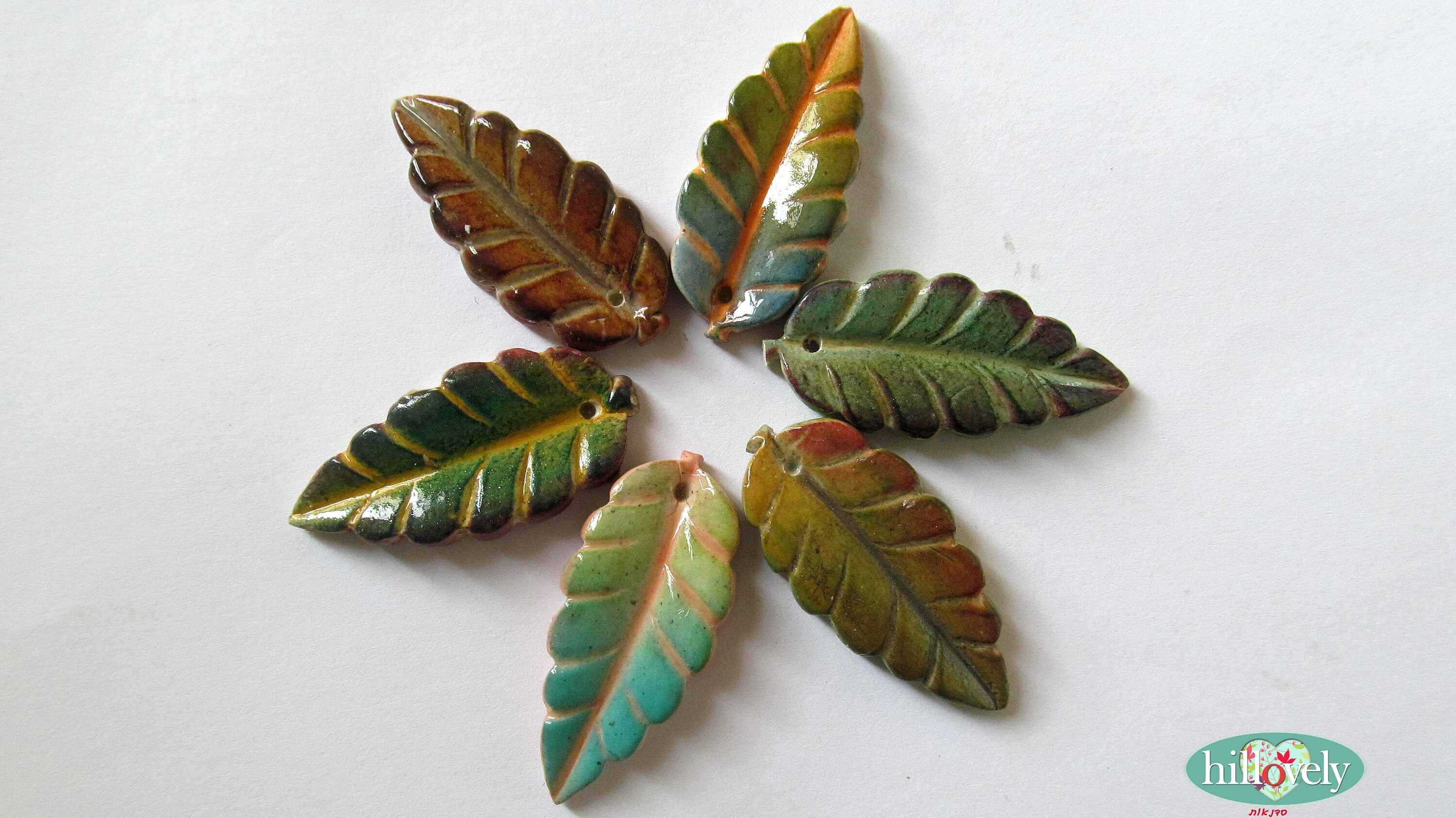 6 Rustic Pendant and Charm Leaves - Etsy