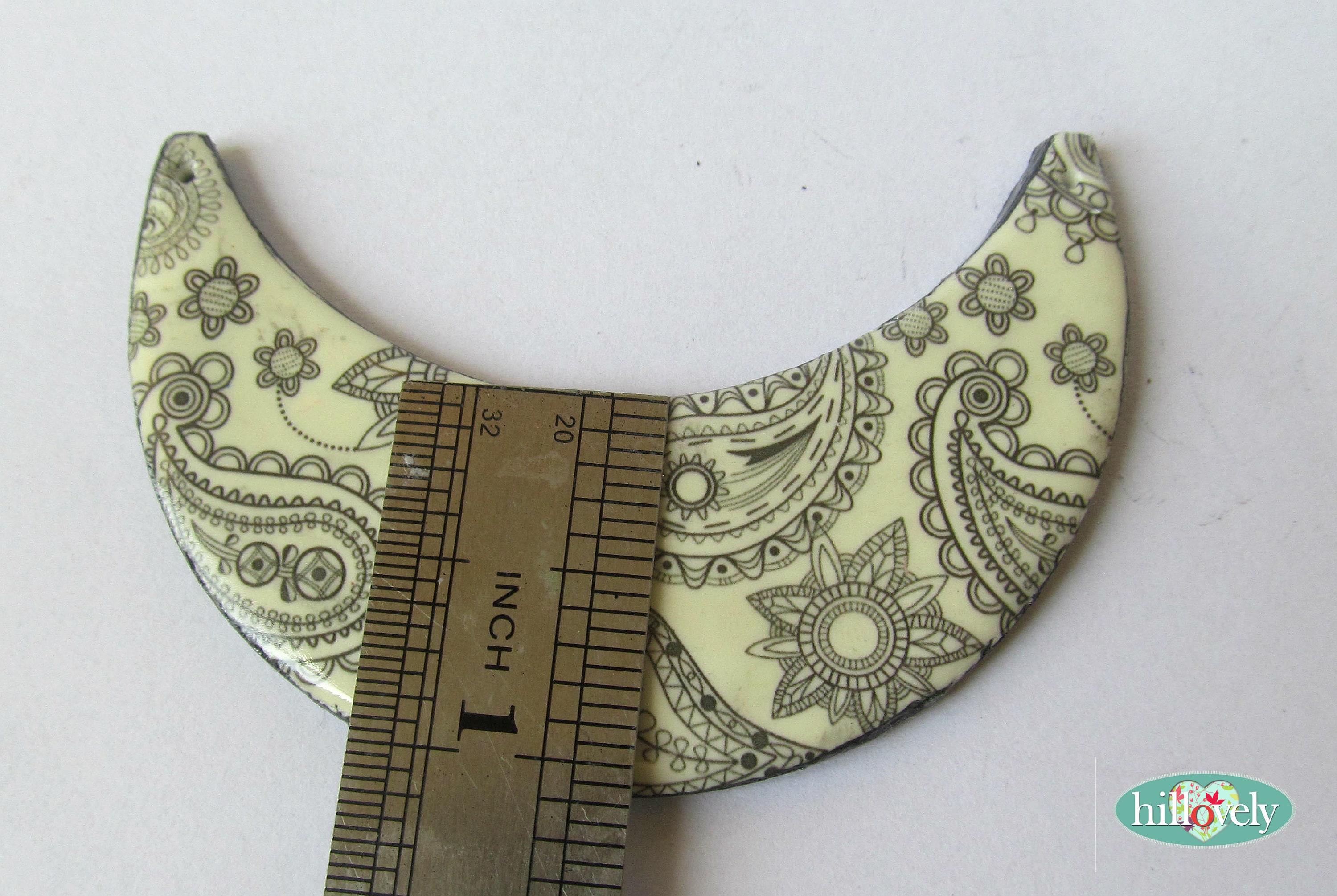 Crescent Half Moon Boho Pendant Connector - Etsy