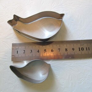 2 Birds Shape Cake Decorating Cutter Tool for Sugarcraft Polymer Clay ...