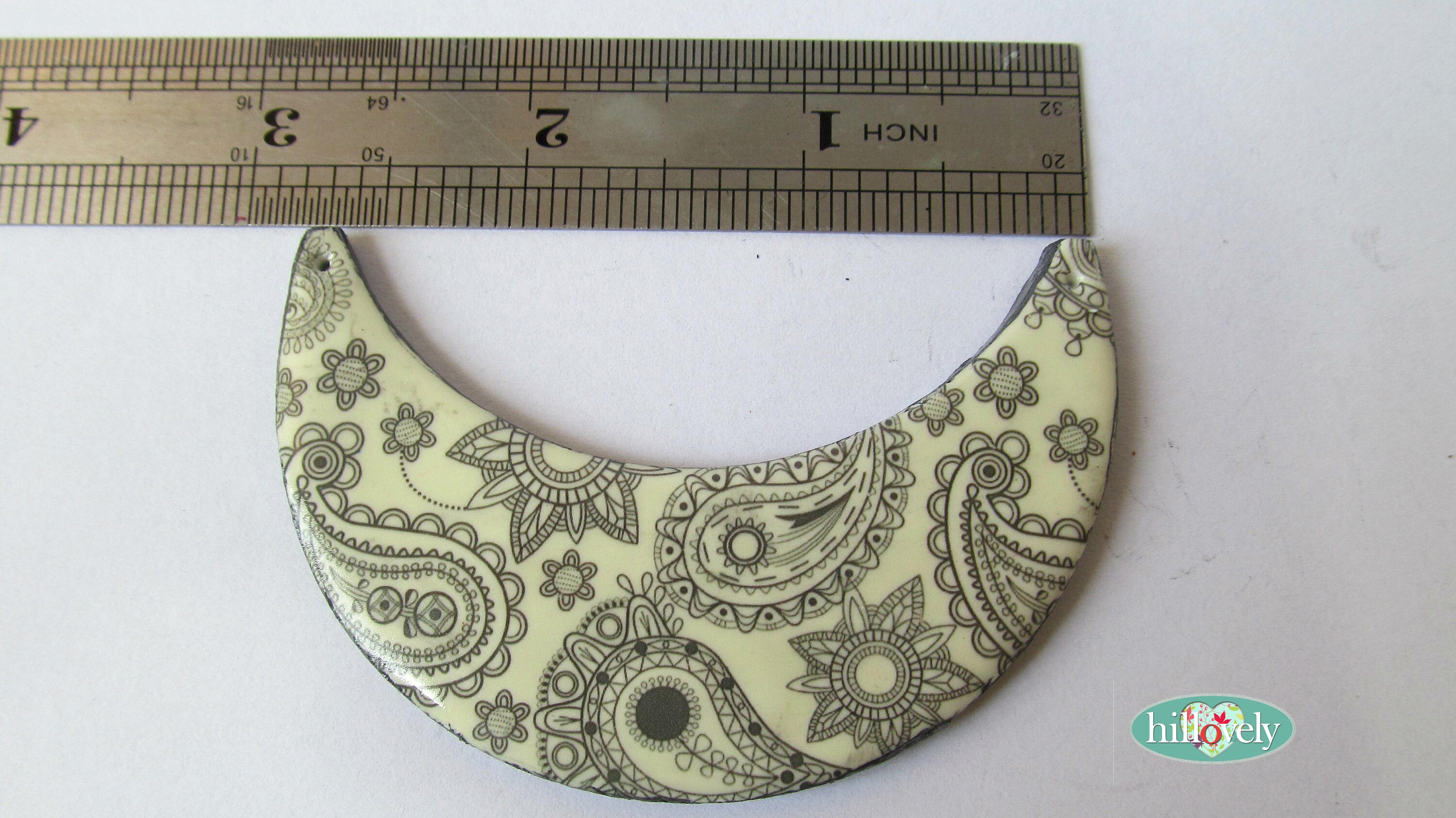 Crescent Half Moon Boho Pendant Connector - Etsy