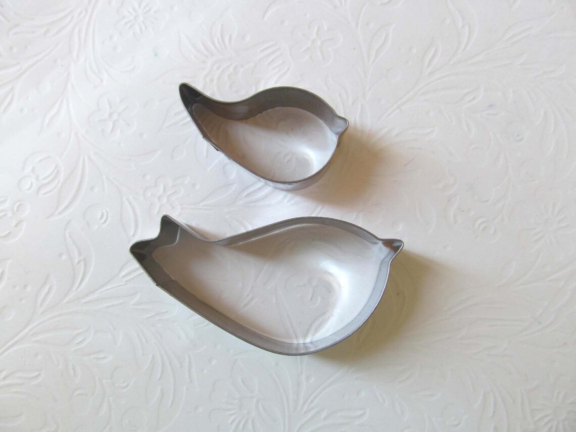 2 Birds Shape Cake Decorating Cutter Tool for Sugarcraft Polymer Clay ...