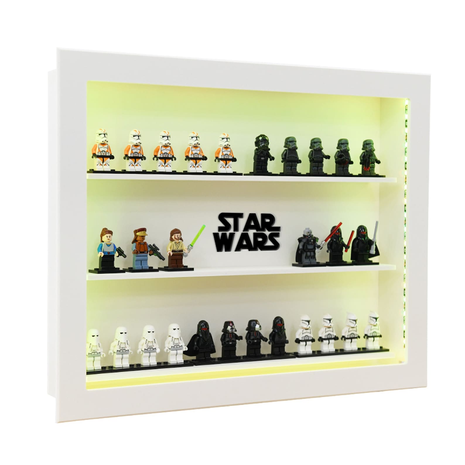 LED Figure Display Case Shelf for Lego Mini Figures Sonyangel ...