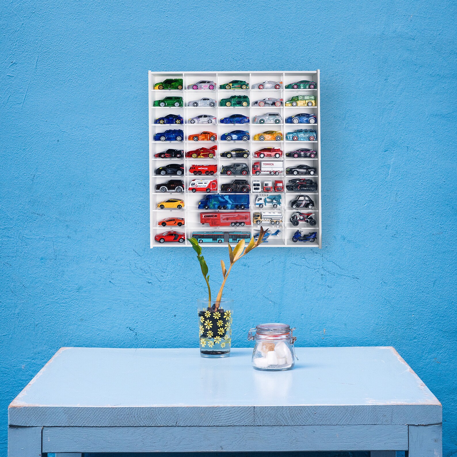 Mini Car Display Case DIY for Tomica With Transparent Sliding Door - Etsy