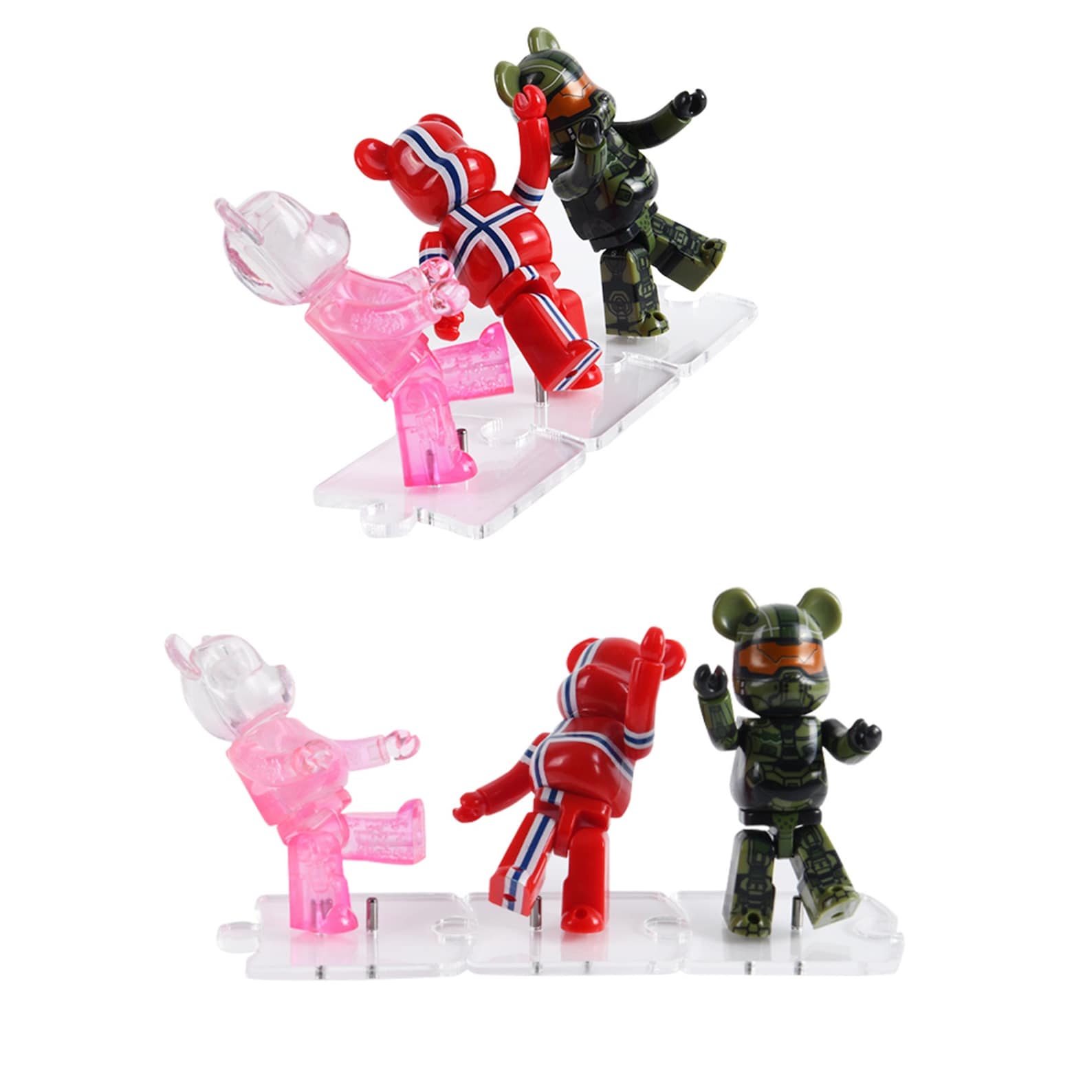 Bearbrick Display Stand Holder for Bearbrick100 6pcs Puzzle Type - Etsy