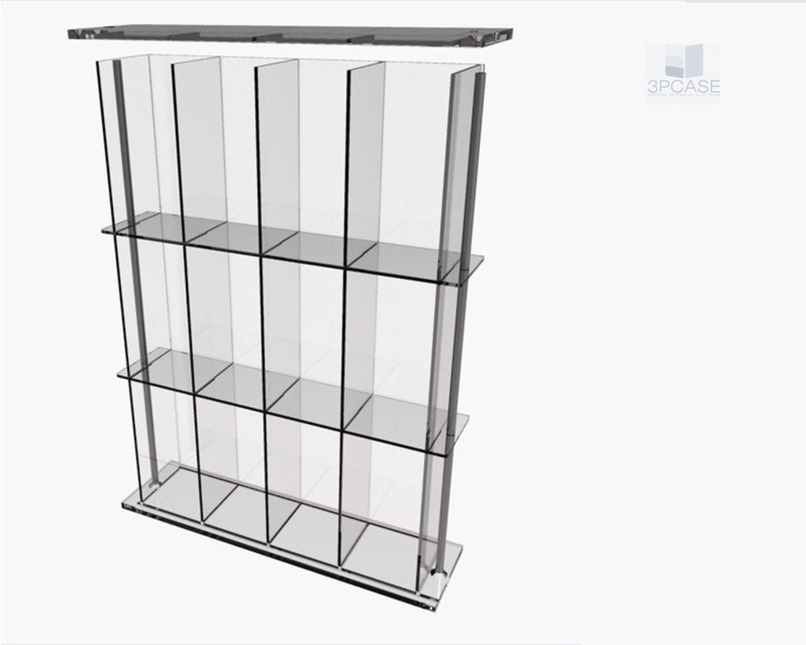 Transparent Acrylic Display 4X3 Case 1 Door Assembly Type - Etsy
