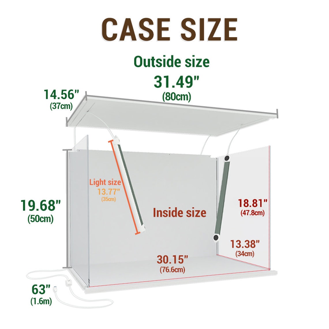 LED Figure Display Case 3 Colors Sliding Transparent Door | Etsy