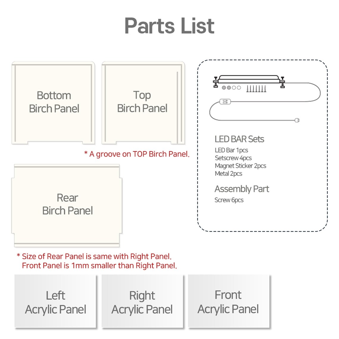 LED Figure Display Case DIY Wood USB Standing Stack - Etsy