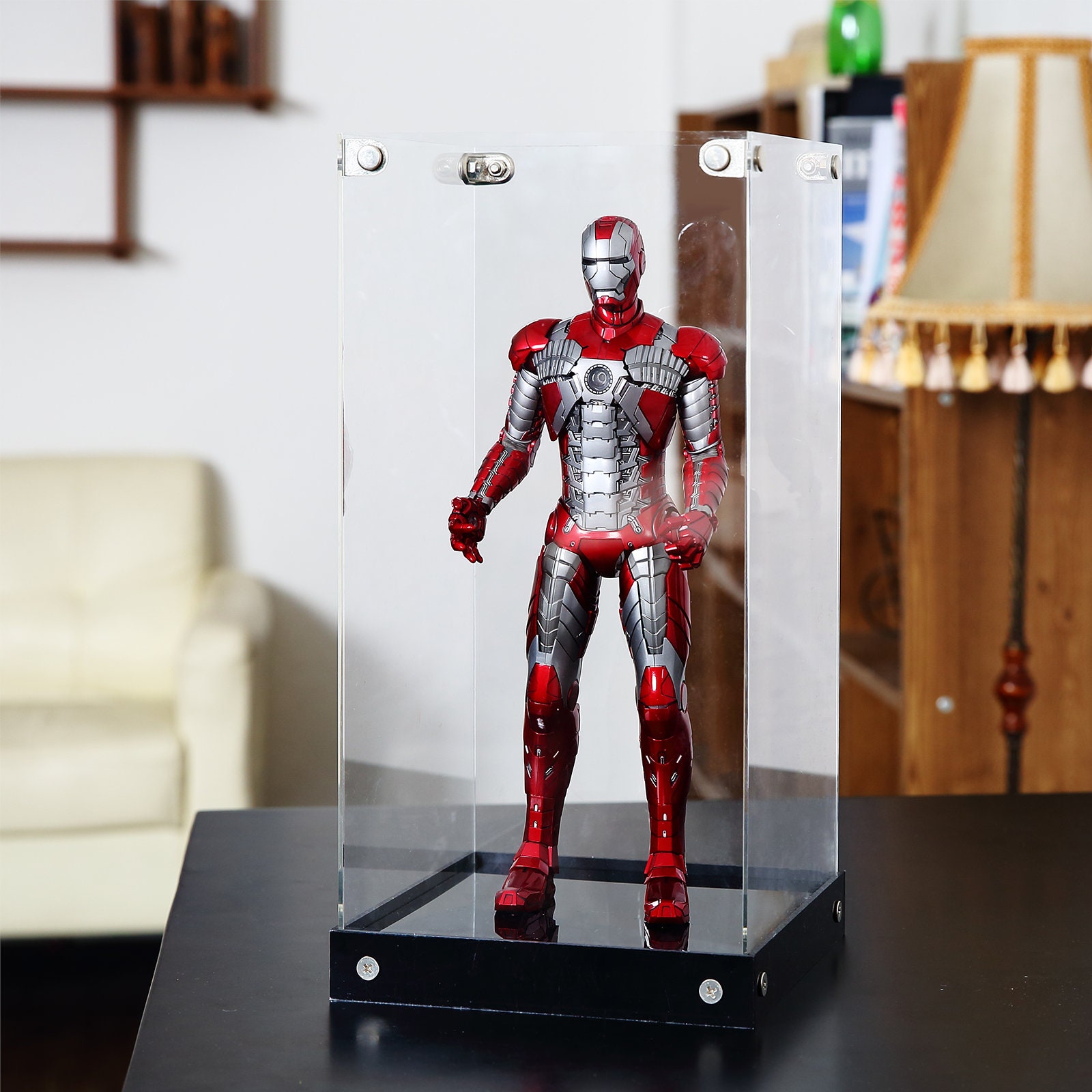 Figure Display Case High Quality Transparent Plexiglass for 12"/ 16 ...