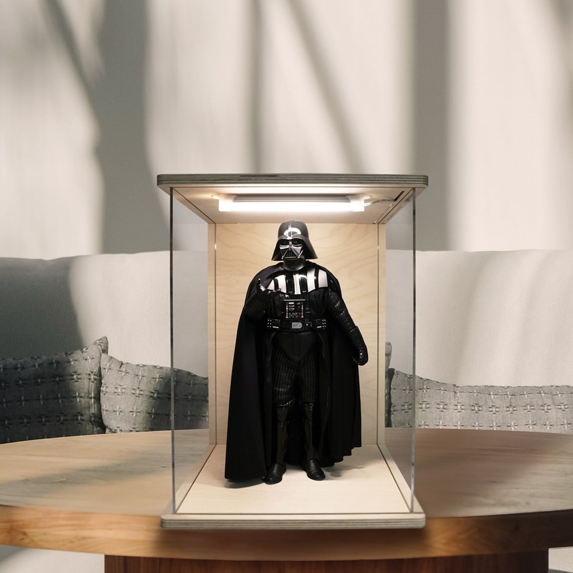 LED Figure Display Case DIY Wood USB Standing Stack - Etsy Canada