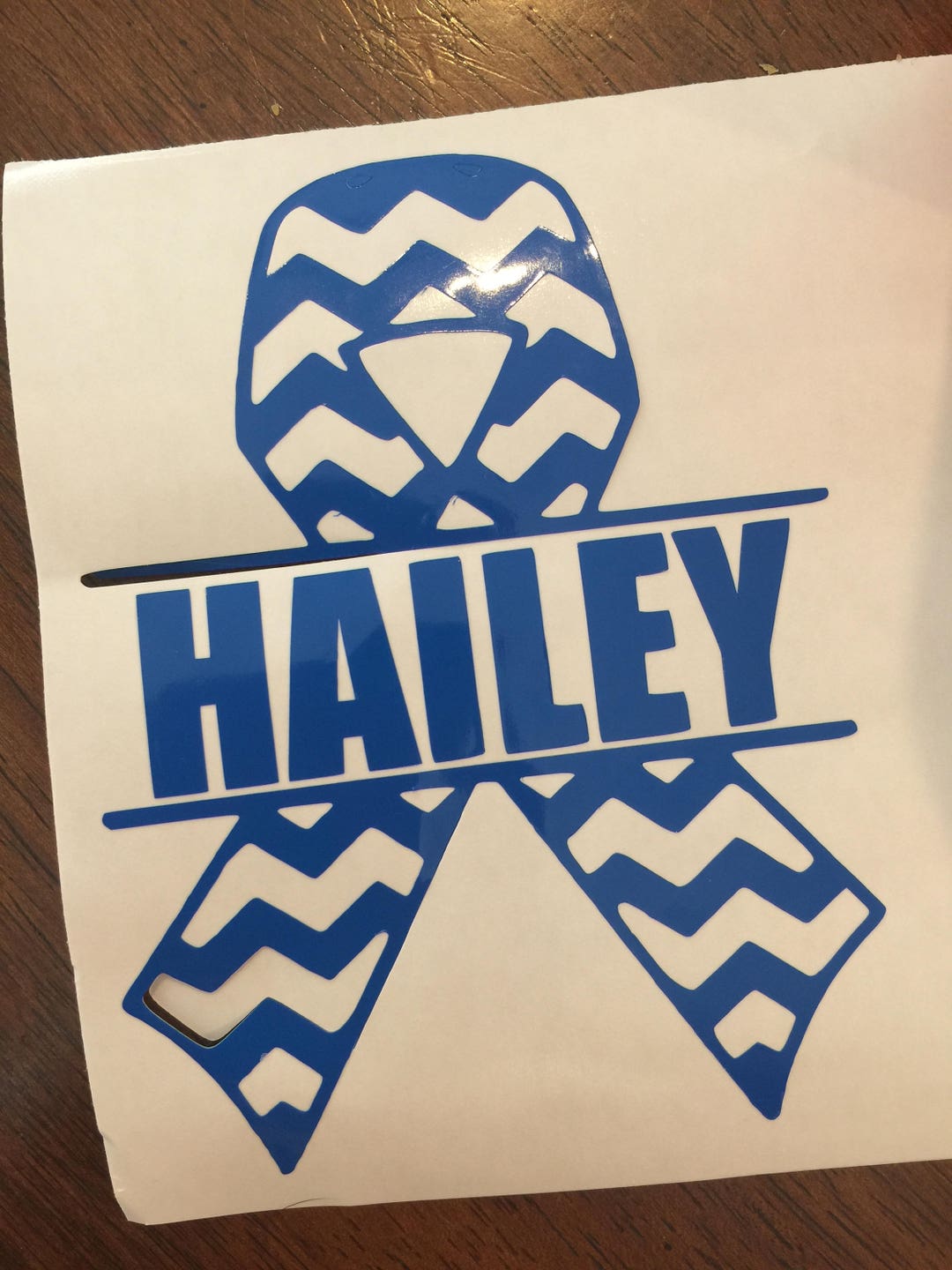 Custom Leukodystrophy Awareness Vinyl Ribbon Sticker - Etsy