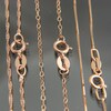10kt Yellow Gold Flat Link Chain Necklace Pendant Chain 16,18,20,22 ...