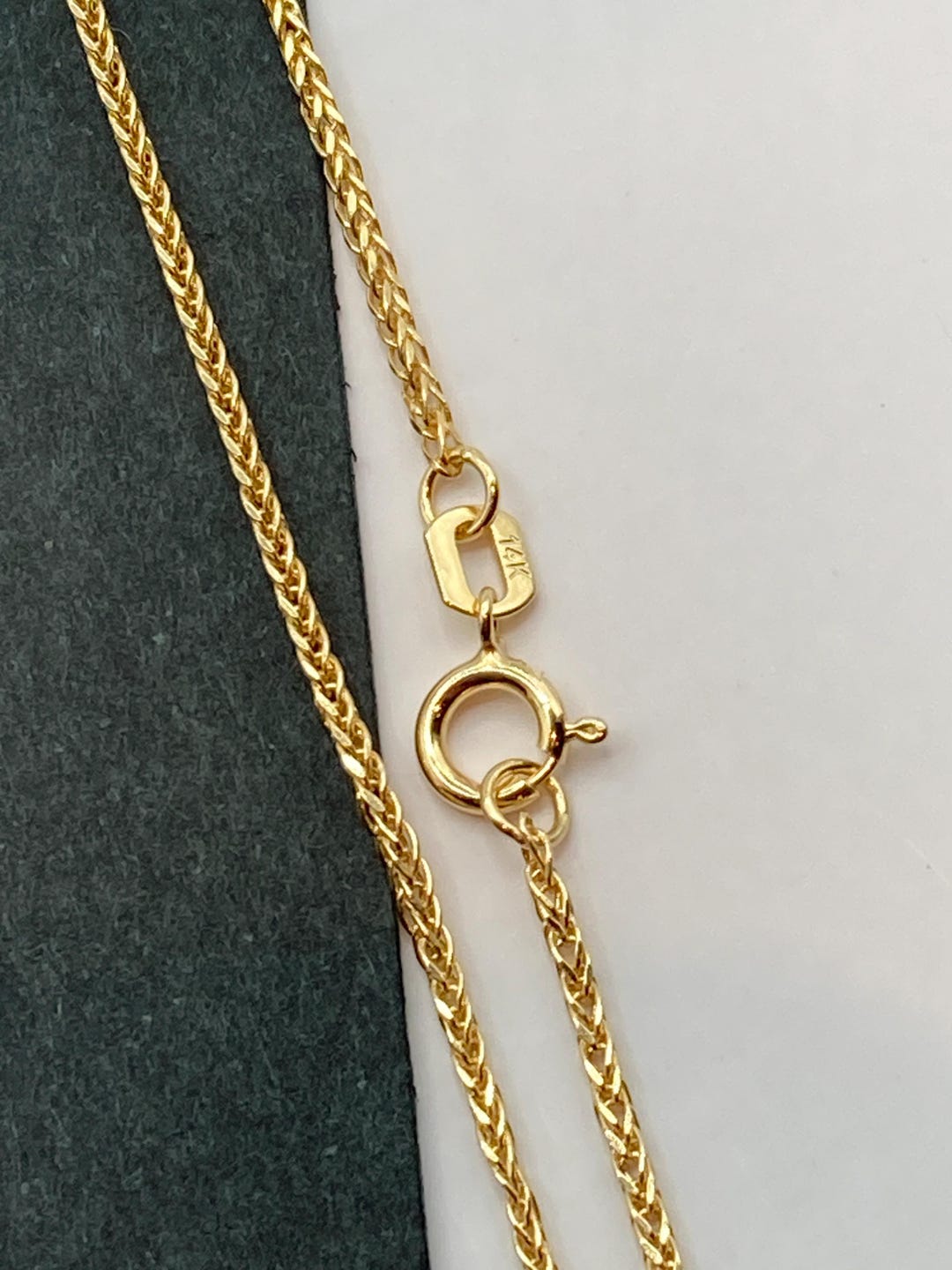 Pure 14k Gold Light 1.5mm Franco Chain Dainty Gold Necklace - Etsy