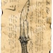 Supernatural the First Blade Sketch - Antique Journal Style Print - Etsy