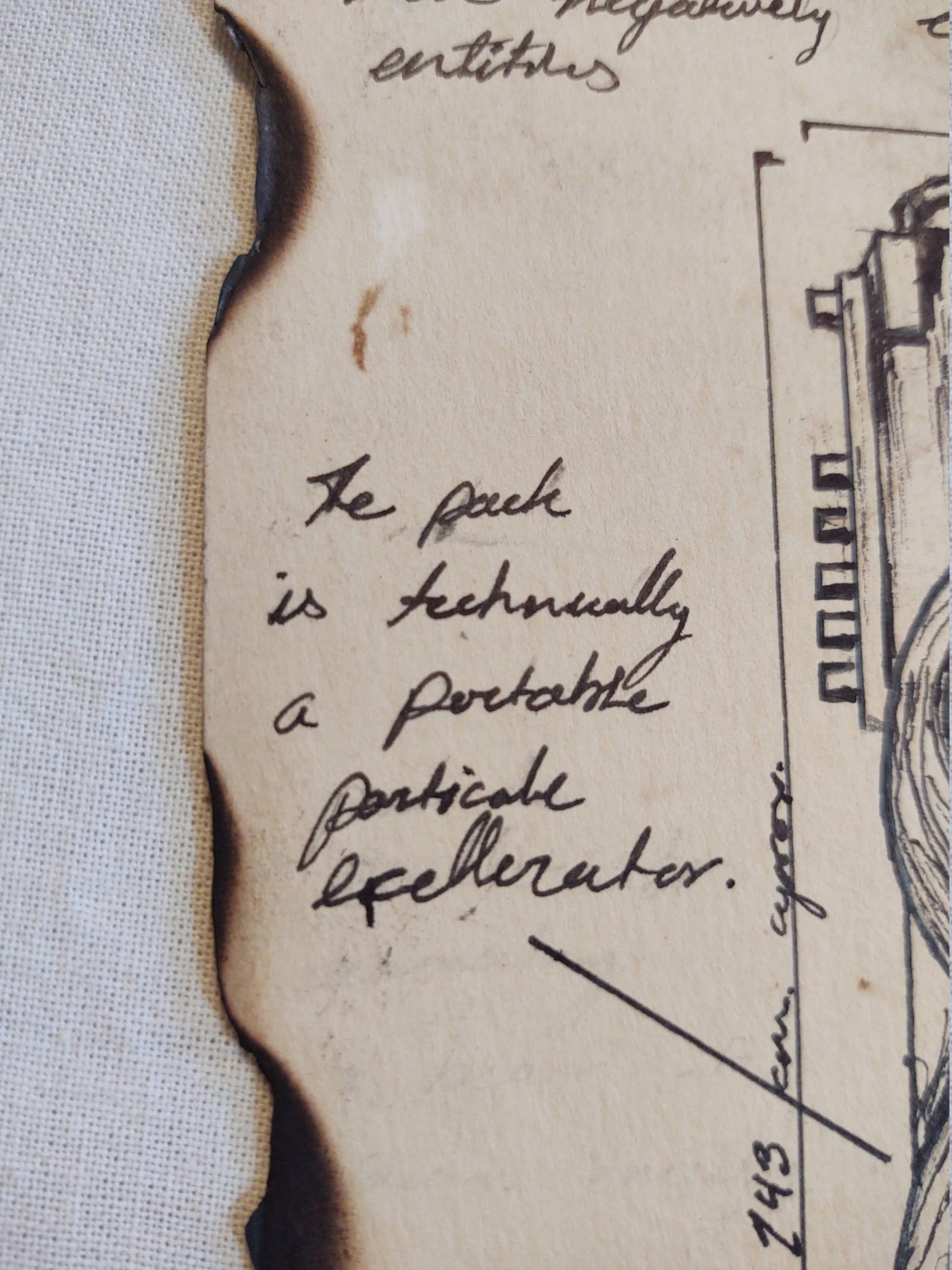 Ghostbusters Proton Pack Diagram - Antique Journal Style ORIGINAL WORK ...