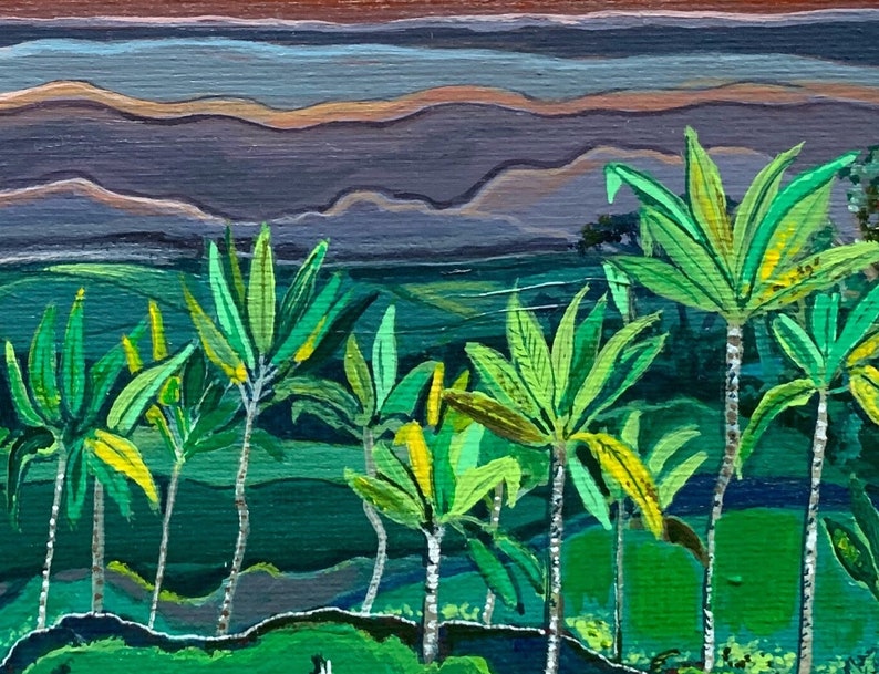 Art Print of Mauna Kea as Seen From Hilo, Hawai’i. Island Style Artwork ...