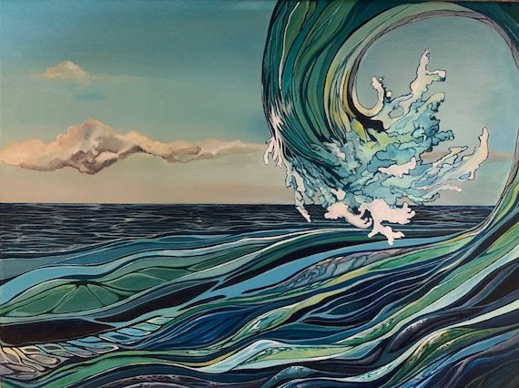Chinese Ocean Painting