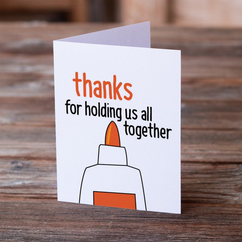 INSTANT DOWNLOAD - Thank You Greeting Card - Thanks for Holding Us All ...