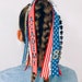 TEAM USA Streamer Hair Bow Pony-o - Etsy