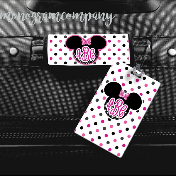 Mickey Mouse Luggage Tag - Etsy