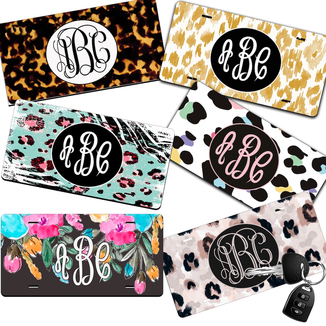 Personalized Car Tag-license Plate-personalized Gift-monogram-car Tag ...