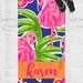 Personalized Beach Towel Preppy Beach Towel Personalized - Etsy