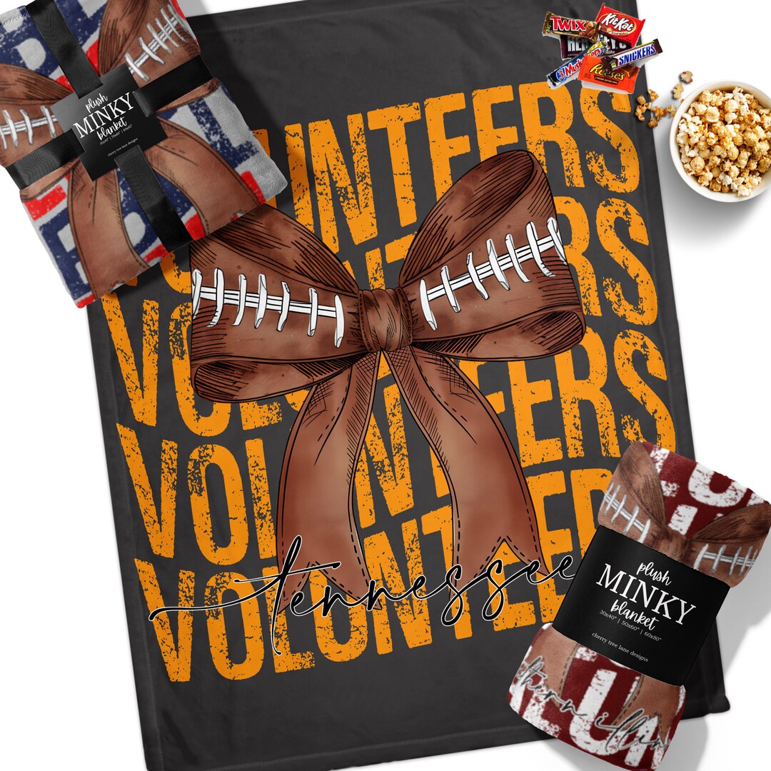 Personalized Football Game Day Blanket, Custom Stadium Blanket ...