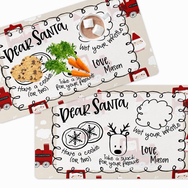 Cookies for Santa - Etsy