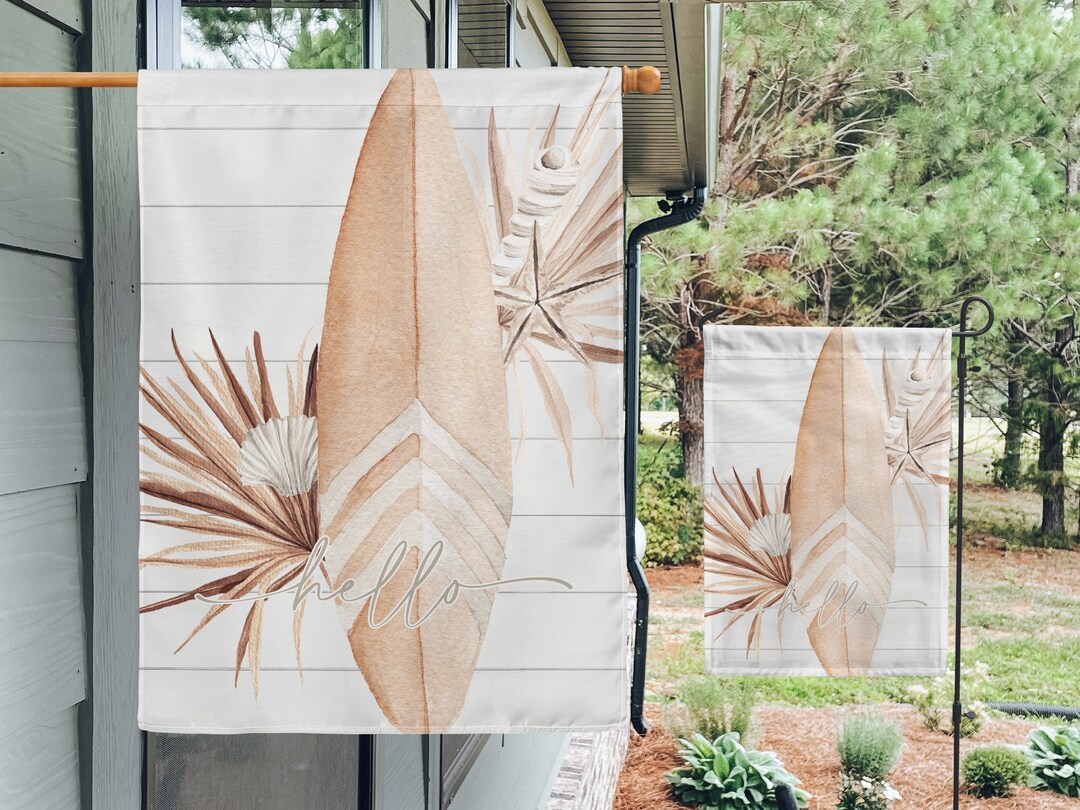 Personalized Beach House Flag, Personalized House Flag, Beach Cottage ...