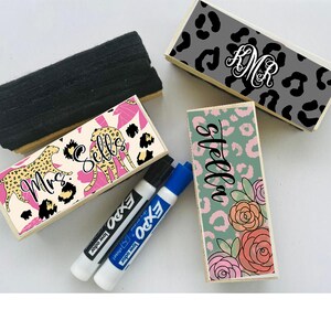 Personalized Eraser-wipe off Board Eraser-teacher Gift-custom ...