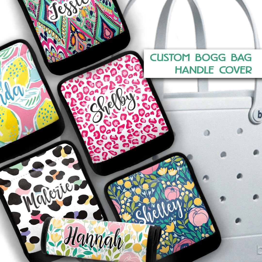 Personalized Bogg Bag Handle Wrap: Monogrammed Luggage Accessory - Etsy