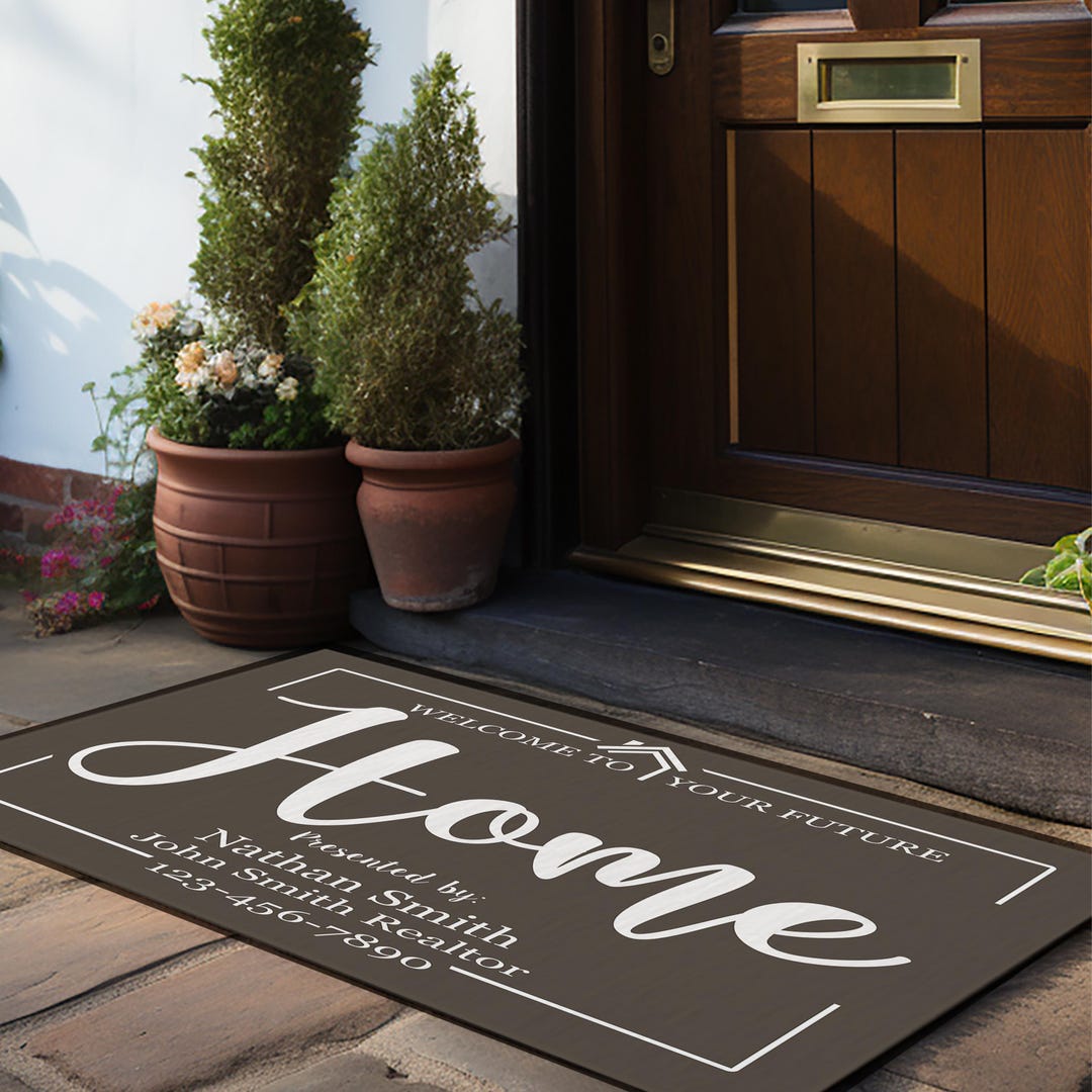 Custom Realtor Open House Doormat: Personalized Home Entry Mat - Etsy