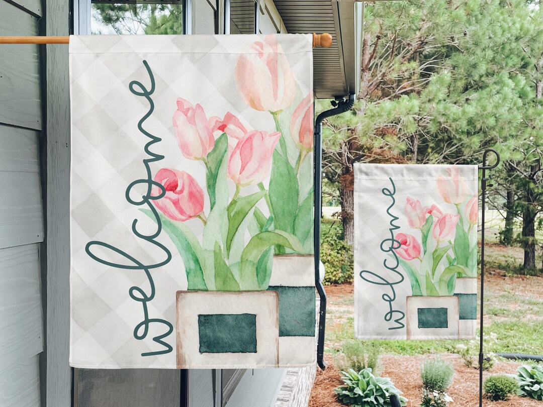 Welcome Garden Flag, Personalized House Flag, Porch Flags, Buffalo ...