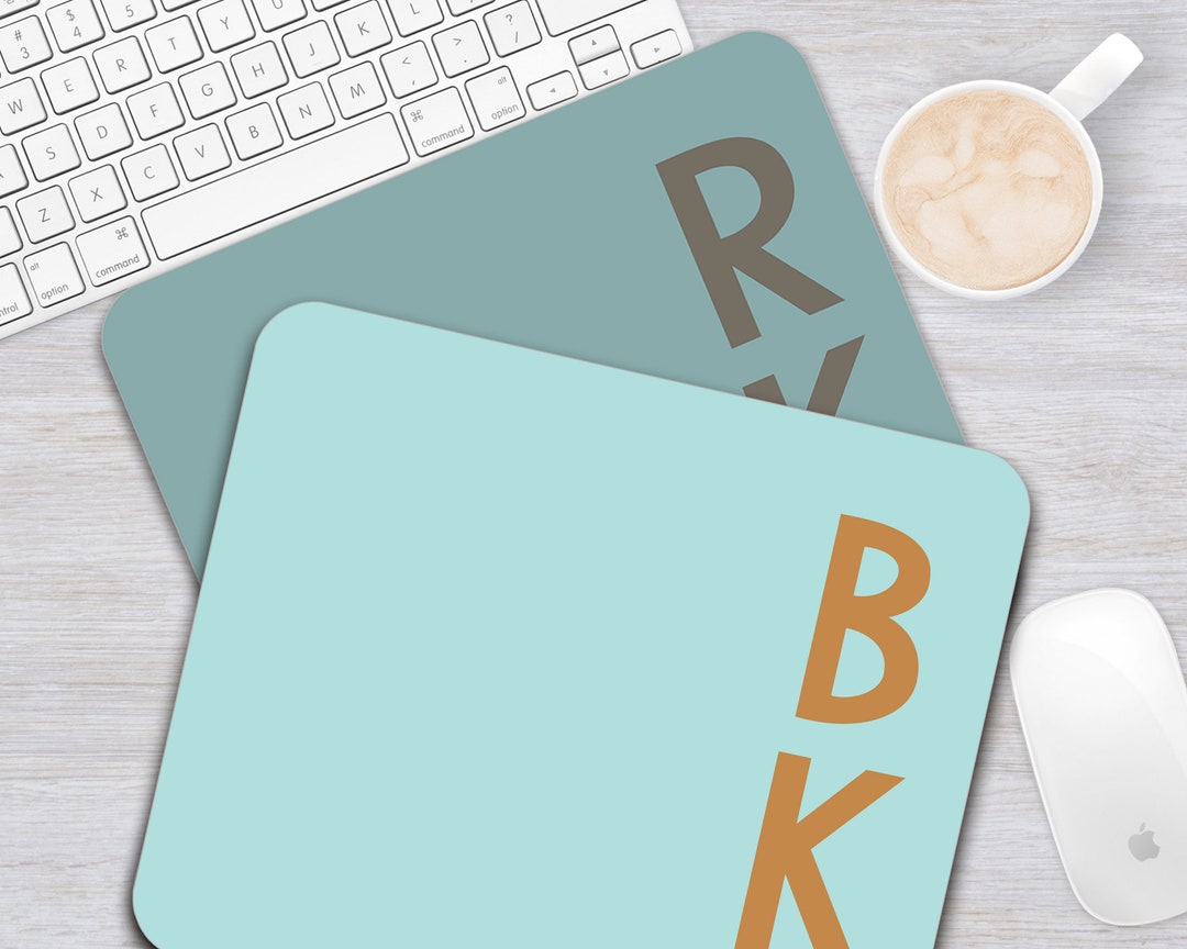 Personalized Mouse Pads - Monogrammed Mouse Pad -round or Rectangle ...
