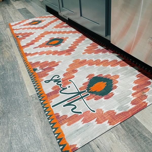 Personalized Kitchen Mat - Etsy