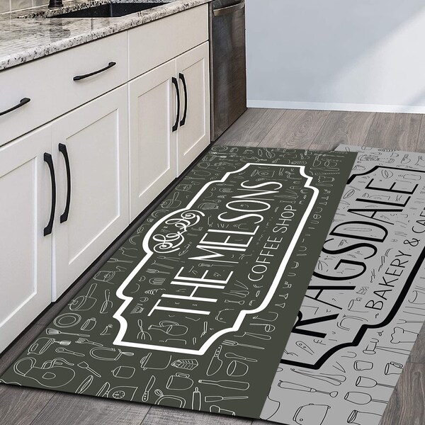 Personalized Kitchen Rug - Etsy