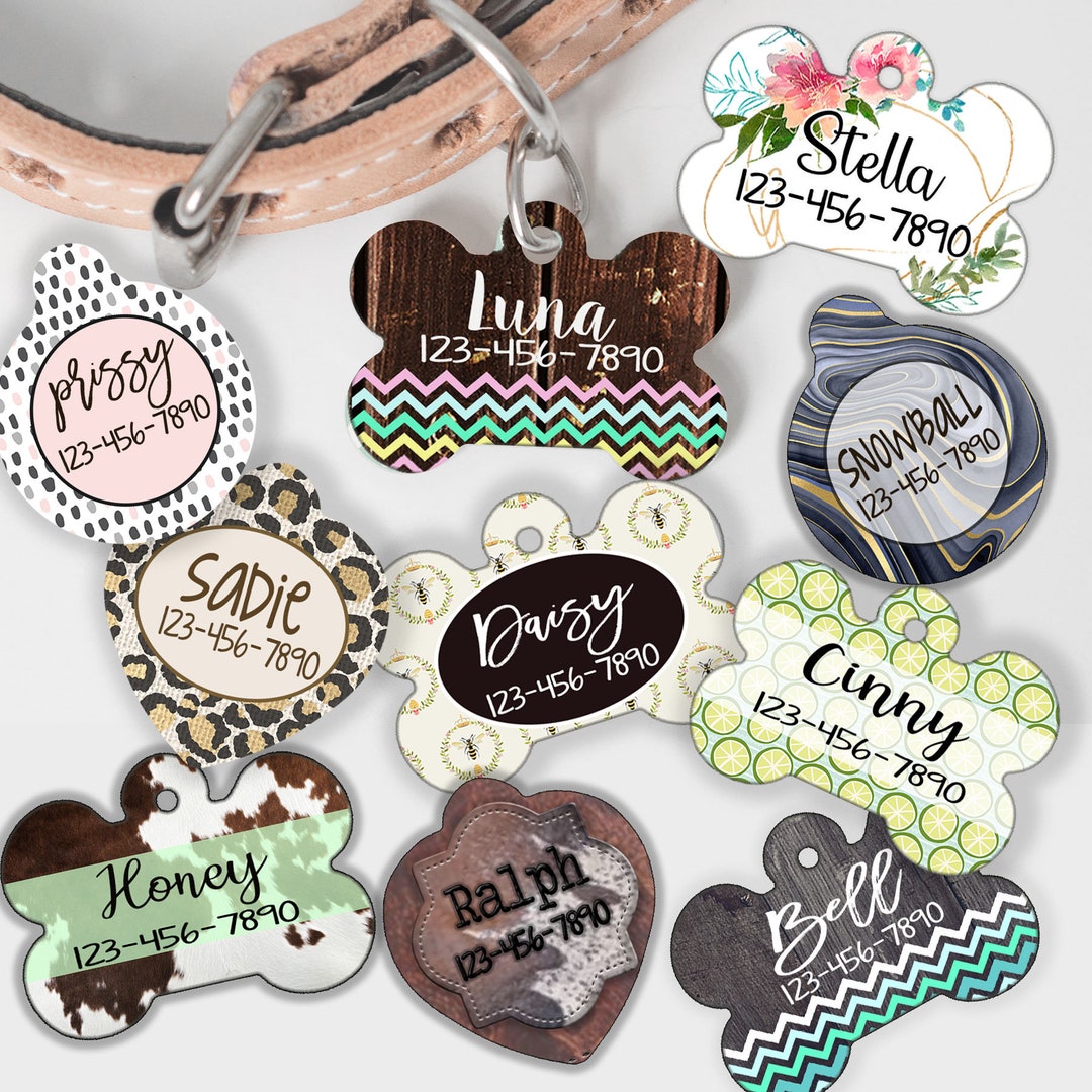Pet ID Tags-dog ID Tag personalized Pet Gifts Personalized - Etsy
