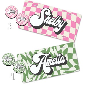 Personalized Retro Car License Plate: Aluminum Custom Tag - Etsy