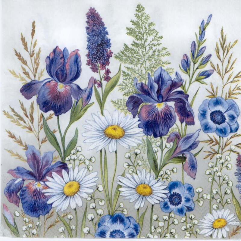 Floral Paper Napkins - Etsy