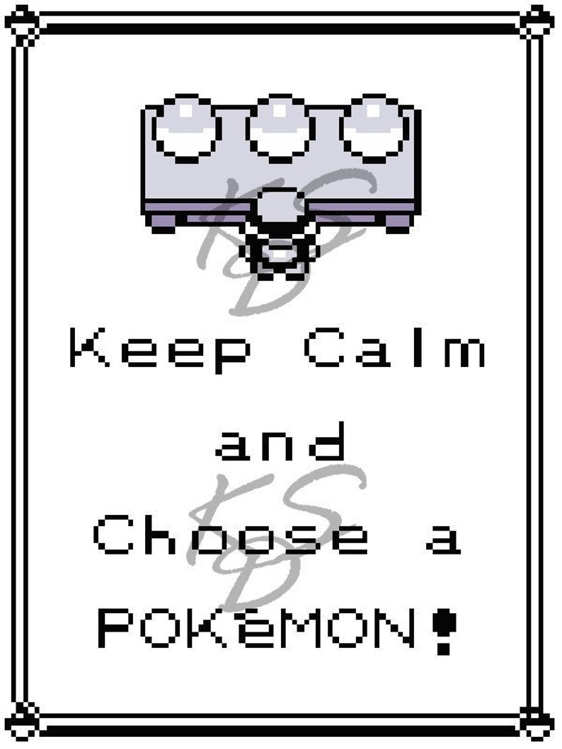 Keep Calm Pokemon Sign Cross Stitch Pattern - Etsy