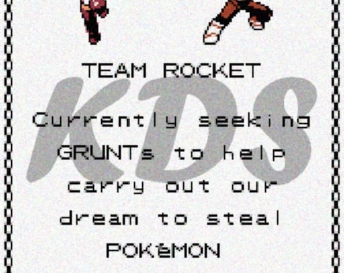 PDF ONLY Team Rocket Cross Stitch Template Pattern Instant PDF Download ...