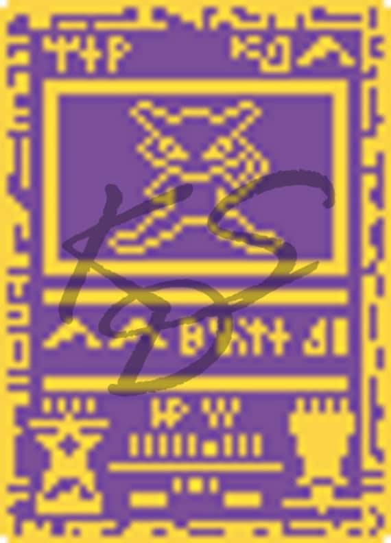 Pokemon TCG Ancient Mew Tablet Micro Size Cross Stitch - Etsy