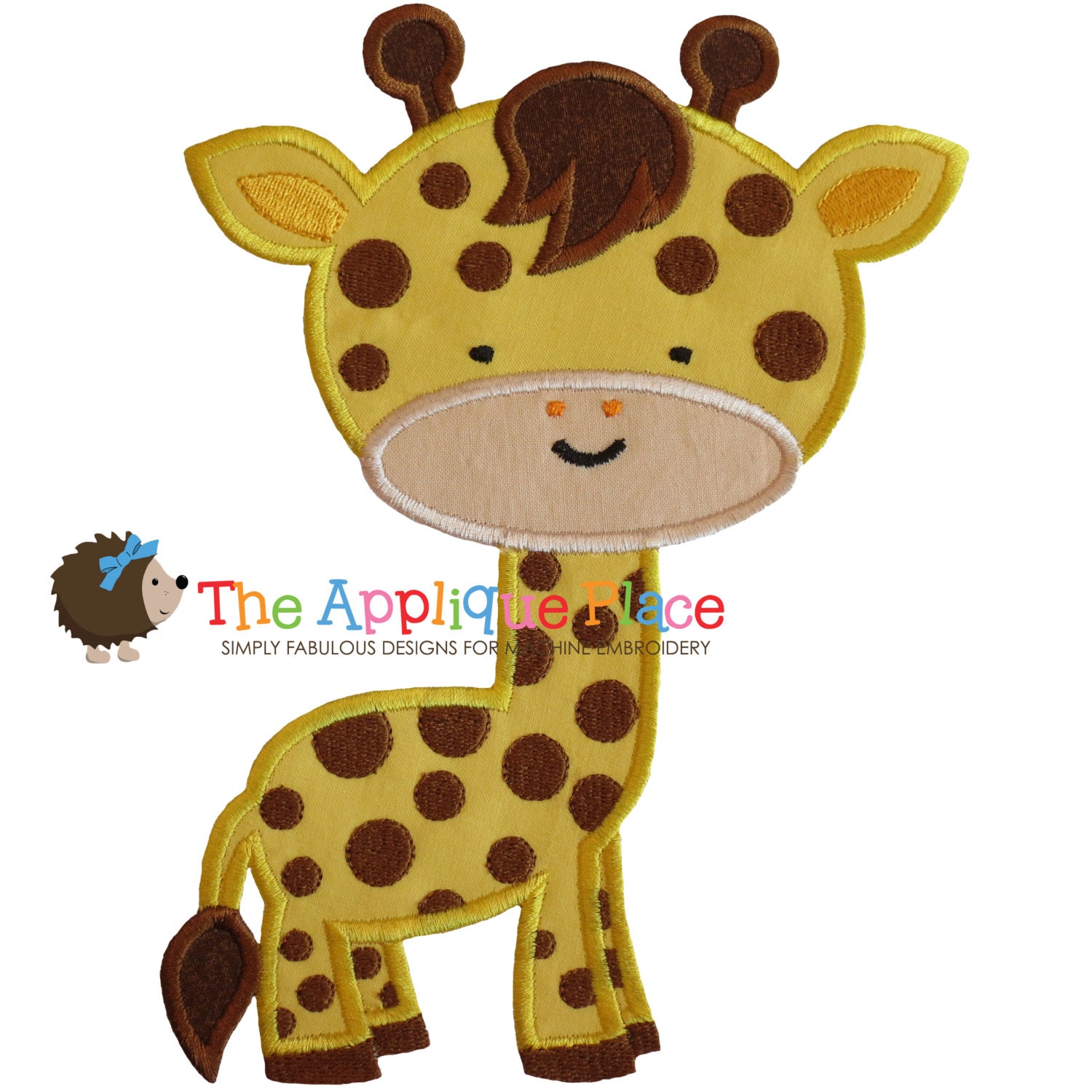 Giraffe Applique Design Instant Digital Download File for | Etsy